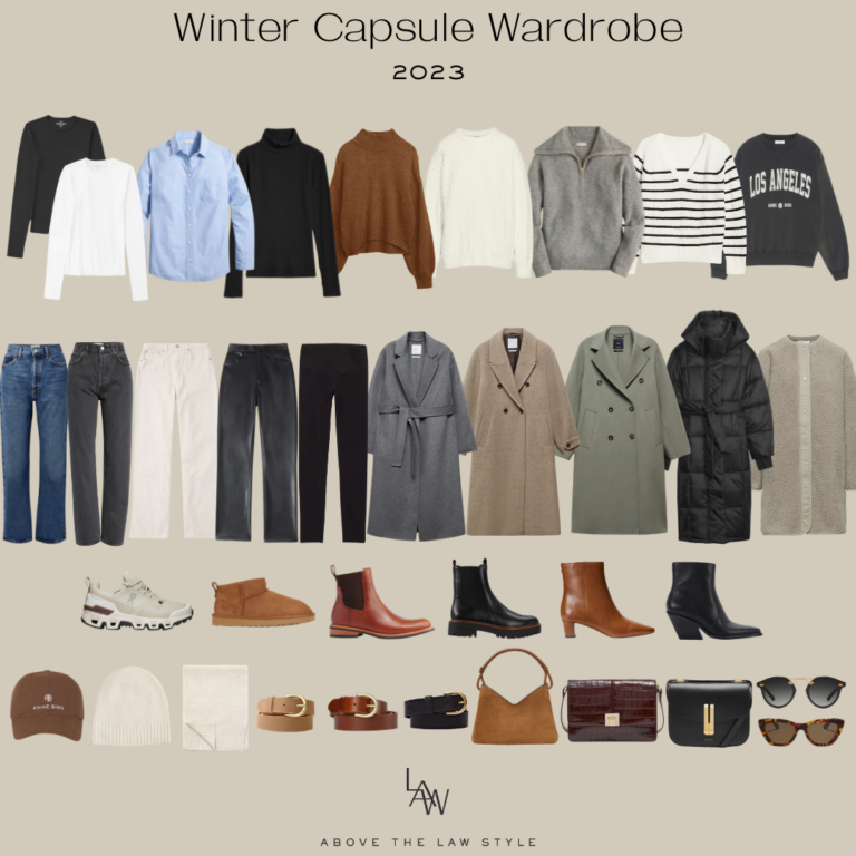 Winter Capsule Wardrobe 2023 - Above The L.A.W. Style