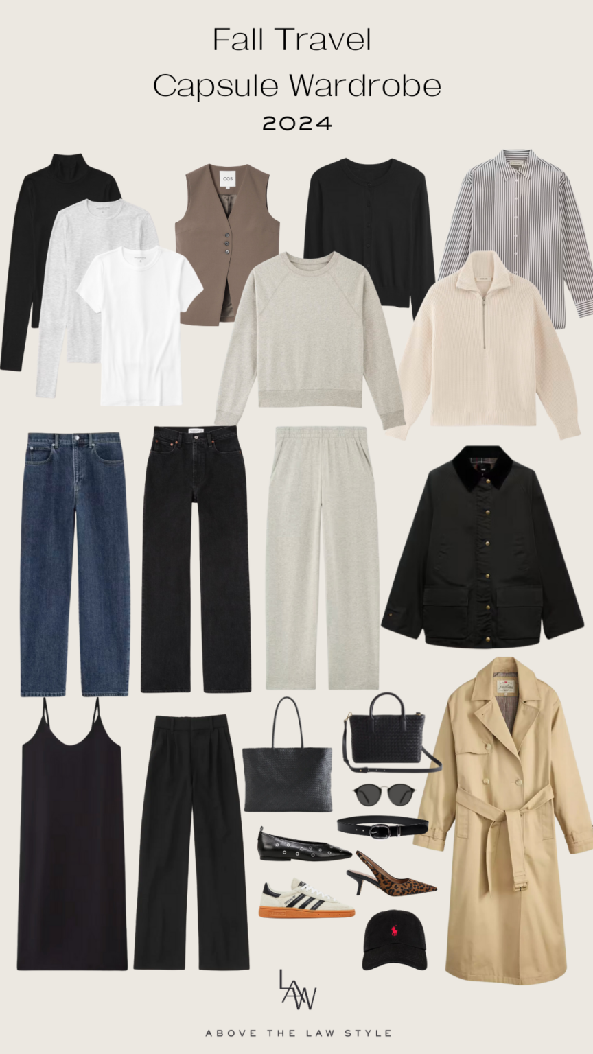 Fall Travel Capsule Wardrobe 2024 - Above The L.A.W. Style